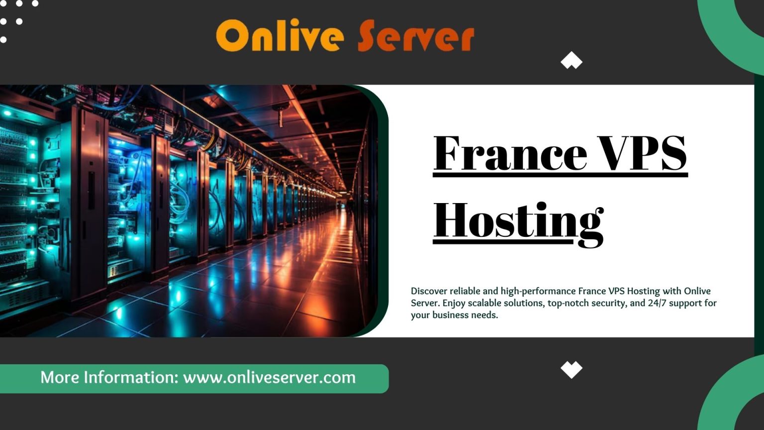 Take the Benefits of VPS Hosting France - Onlive Server