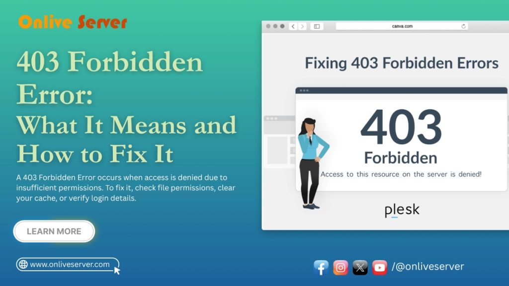 403 Forbidden Error: What It Means and How to Fix It